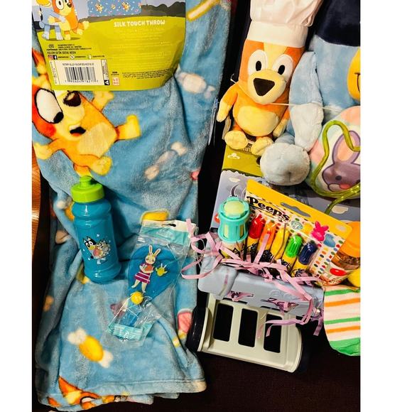 Bluey | Accents | Bluey Trolley Cart With 5 By 70 Sugar Bounce Blue ...